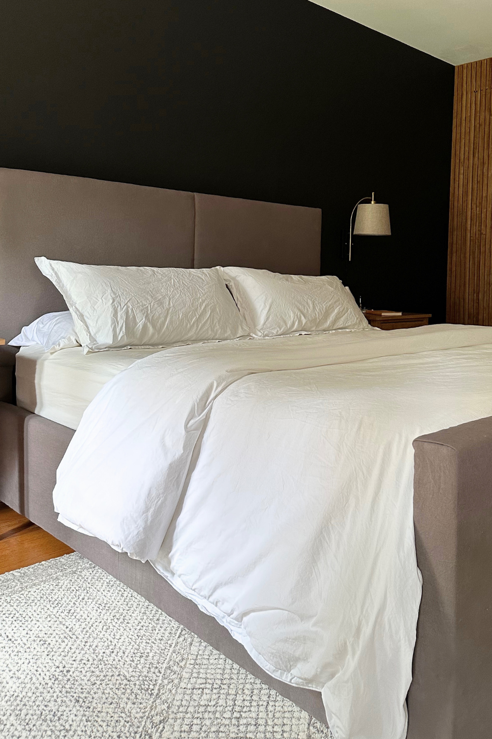 DIY Upholstered Bed Frame Part 2 - One Room Challenge Week 7 - Dani Koch