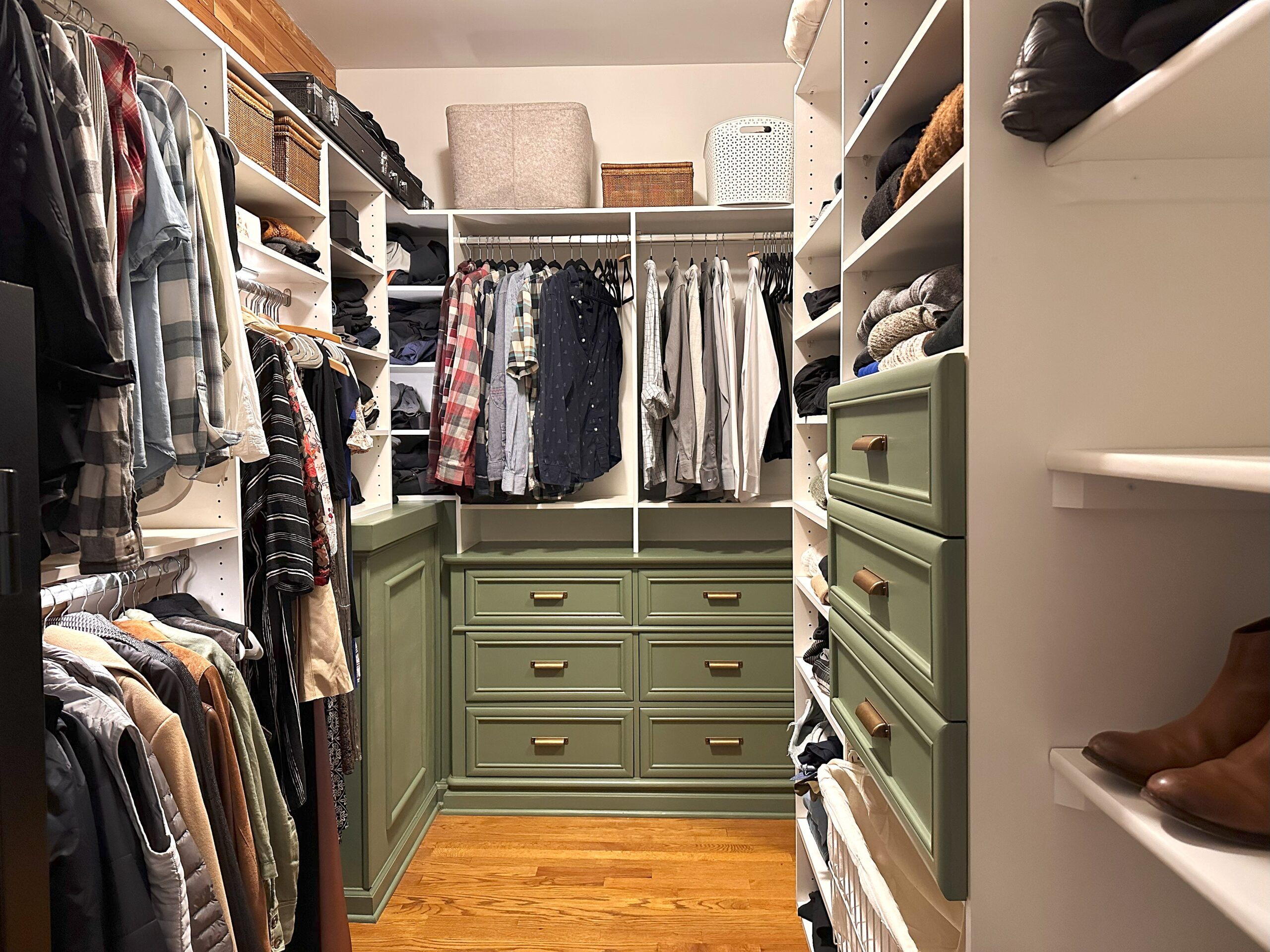 Walk-In Closet Before and After - Dani Koch